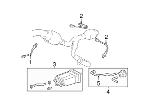 89465-60230 - Oxygen Sensor - 2003-2005 Toyota 4Runner | OEM Genuine ...