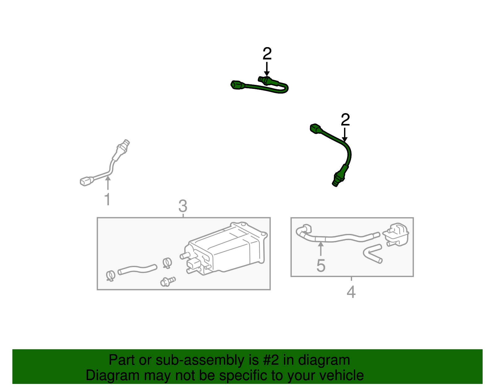 2003-2005 Toyota 4Runner Oxygen Sensor 89465-60230 | OEM Parts Online