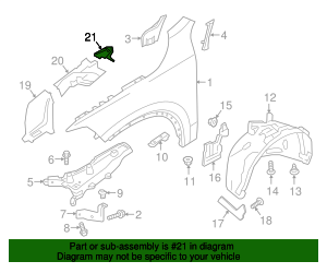 31352749 - Fender Seal 2016-2023 Volvo XC90 | AutoNationParts.com