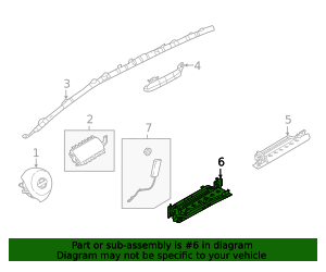 2020-2024 Nissan Sentra Knee Inflator Module 985R0-6LB8A | OEM Parts Online