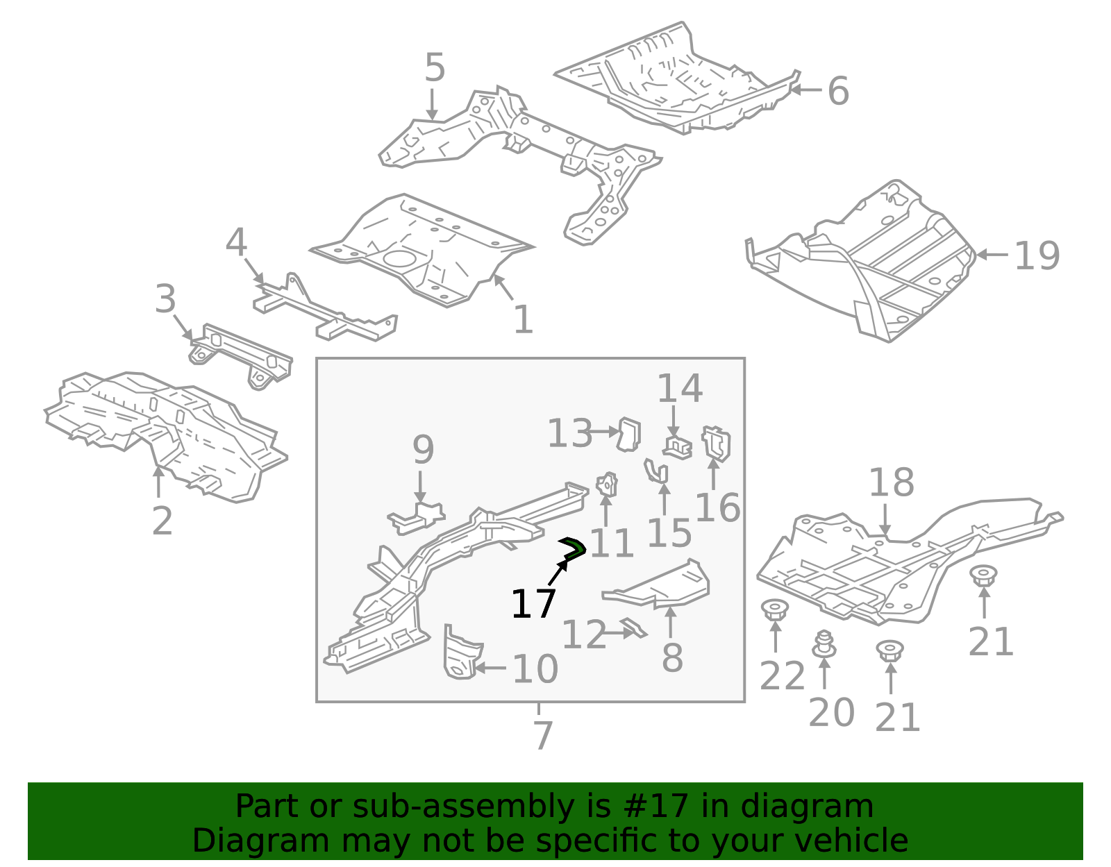 04656-TVA-A00ZZ - Muffler Bracket 2018-2025 Honda Accord | Honda Parts Online