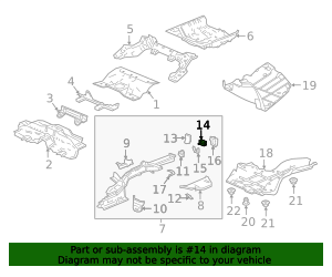 65676-TVA-A00ZZ - Gusset, L Rear Panel 2018-2020 Honda Accord | Honda ...