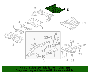 2018-2020 Honda Accord Pan, Spare Tire 65550-TWA-A00ZZ | OEM Parts Online