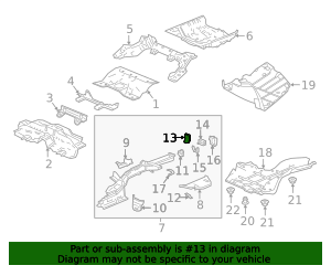 65675-TVA-A00ZZ - Gusset 2018-2024 Honda Accord | Honda Parts Online