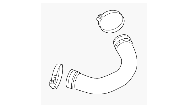 8R0-145-709-H - Turbocharger Intercooler Pipe 2011-2017 Audi Q5 ...