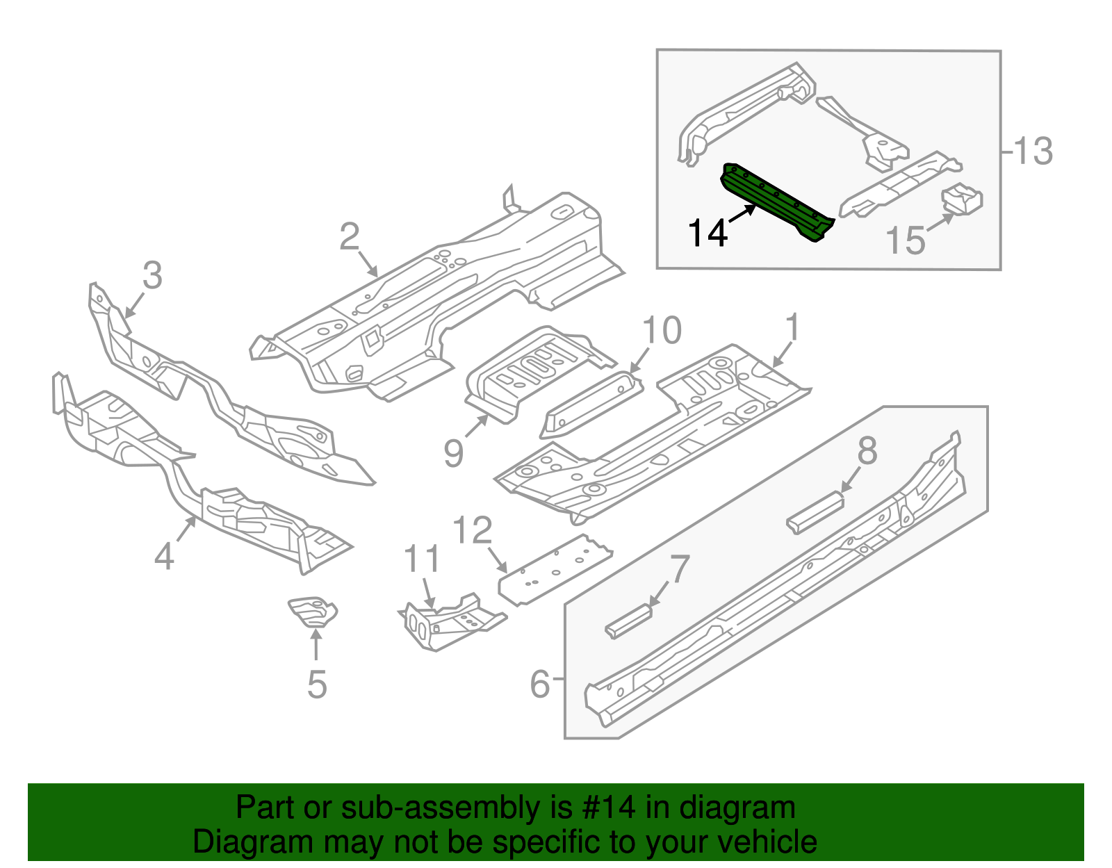 2015-2019 Volkswagen e-Golf Seat Support 5QE-802-225 | OEM VW Parts Haus