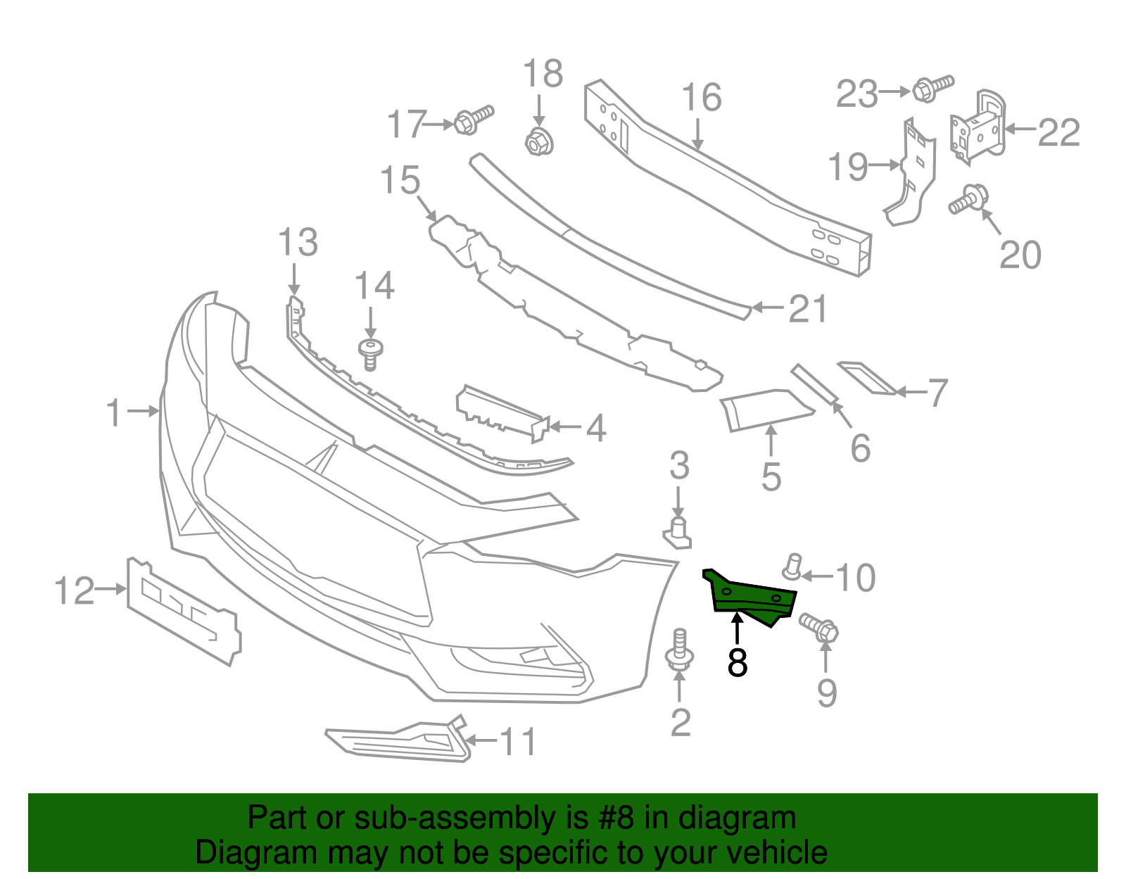 2017-2020 Infiniti Q60 Side Bracket 62223-5CA0A | Infiniti OEM Parts Online