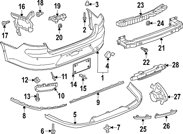 2019-2023 Volkswagen Arteon Side Retainer 3G8-807-376 | OEM VW Parts Haus