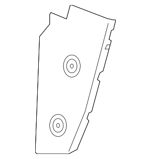 22786549 - Passenger Side Rear Wheelhouse Panel Extension 2015-2020 GM ...