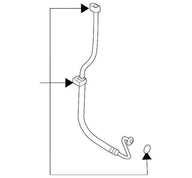 Genuine OEM Discharge Hose Part# 97762-3J100 Fits 2007-2012 Hyundai ...