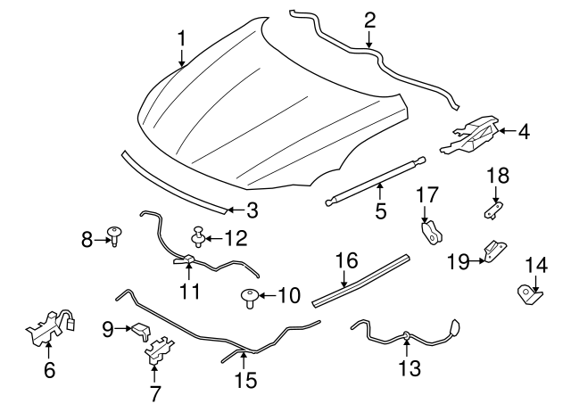 1999-2016 BMW Release Lever 51238223163 | OEM Parts Online