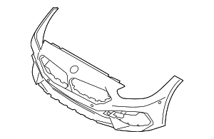51118746251 - 2019-2021 BMW Z4 Bumper Cover (51-11-8-746-251) | BMW of ...