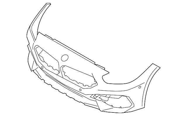 51118746251 - 2019-2021 BMW Z4 Bumper Cover (51-11-8-746-251) | BMW of ...