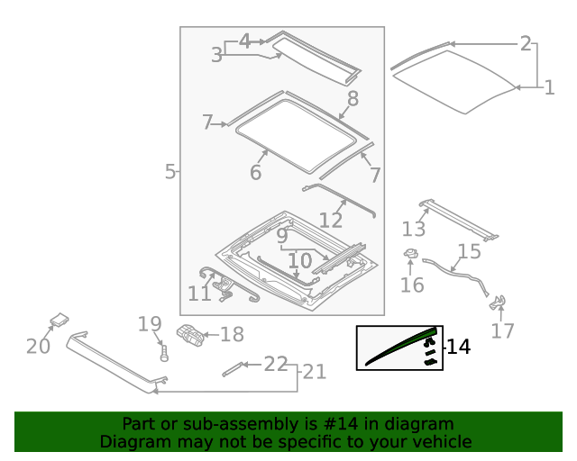 2019-2023 Audi Trim Assembly 4K5-877-781 | Audi USA Parts