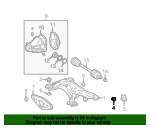 Mercedes-Benz OEM Suspension Cross-Member Mount Bushing Part# 222-352 ...