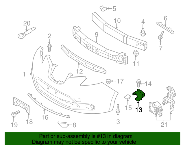 2011-2012 Nissan Leaf Bezel - Driver's Side (LH) 62257-3NA0A ...