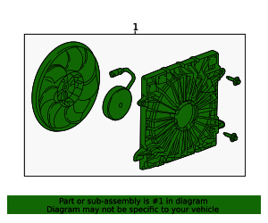 2020-2024 GM Engine Cooling Fan 85159687 | OEM Parts Online