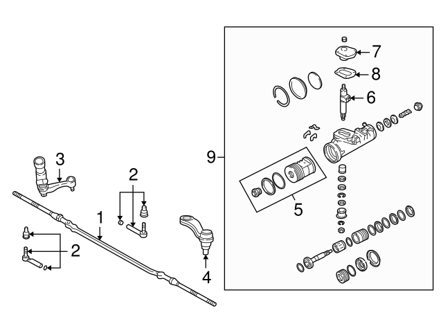 1999-2024 GM Steering Linkage 86511721 | TascaParts.com