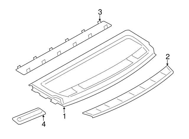 Genuine BMW 51-47-7-220-465 | Package Tray | FREE Shipping on Most ...