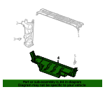 2020-2024 GM Lower Radiator Air Baffle 84126421 GM | GMPartsDirect.com