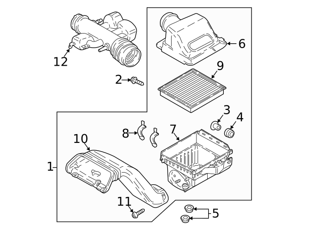 ML3Z-9B659-D - Inlet Tube 2021-2023 Ford F-150 | Ford Parts Direct