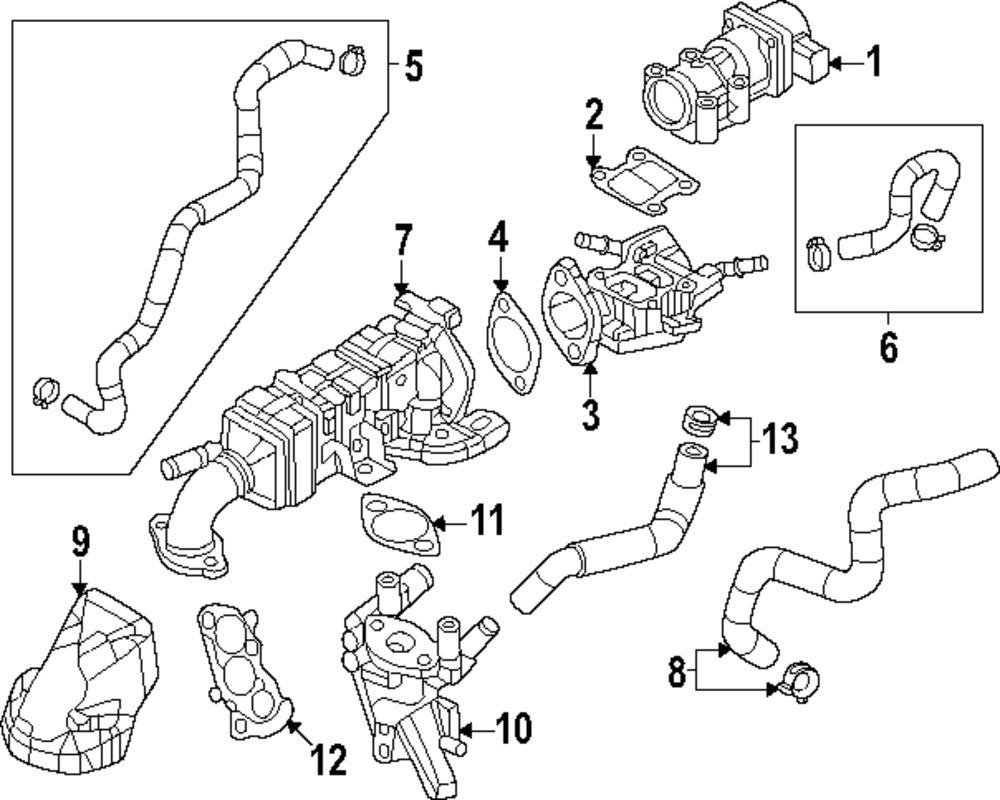 2024 Mazda CX-90 Egr Cooler H301-20-30Y | Retail Performance Auto Parts