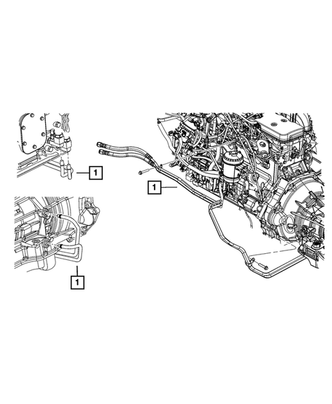 Transmission Oil Cooler, and Lines for 2010 Dodge Ram 3500 | Mopar eStore