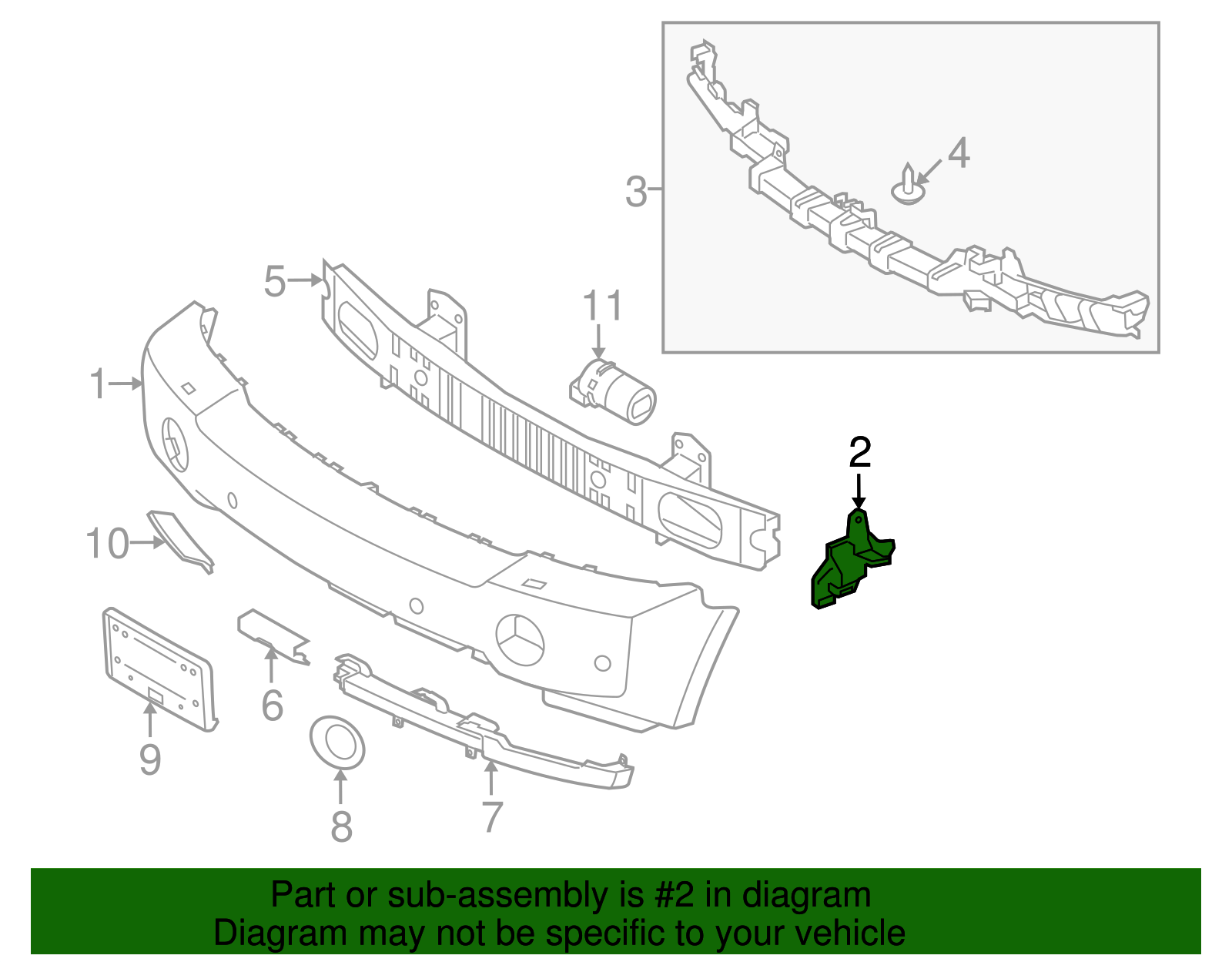 Genuine Side Bracket for 2006-2009 Land Rover Range Rover | Land Rover ...