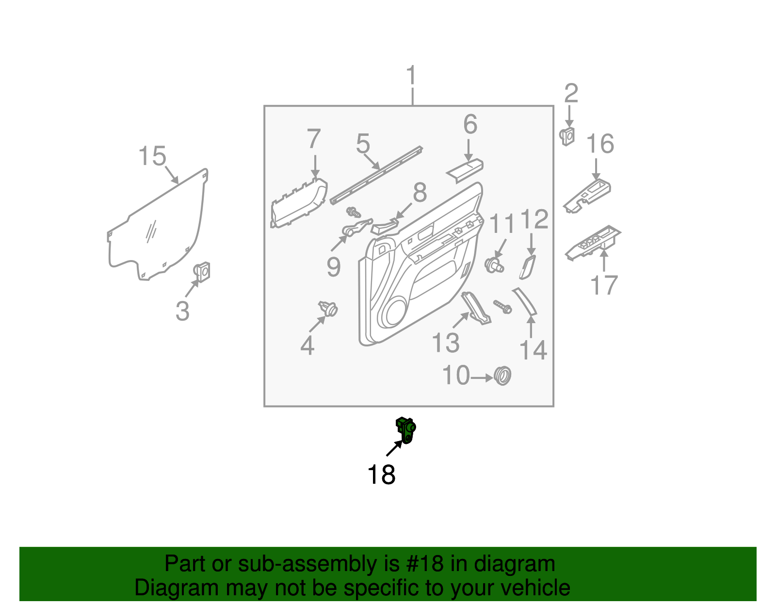 93560-3B100 - Door Ajar Switch 2003-2014 Kia | Kia.Parts Store