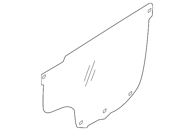 82180-3E000 - Water Deflector 2003-2009 Kia Sorento | Kia.Parts Store