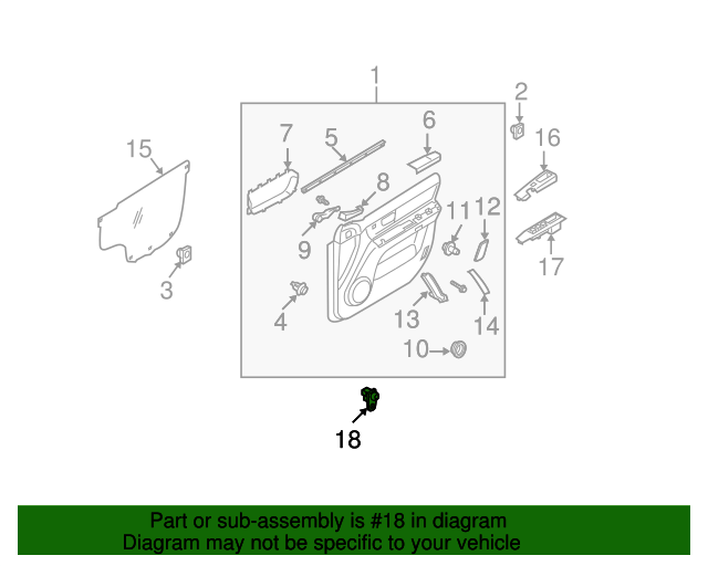 93560-3B100 - Door Ajar Switch 2003-2014 Kia | Kia.Parts Store