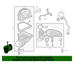 2017-2025 GM Intake Air Duct 23100544 GM | GMPartsDirect.com