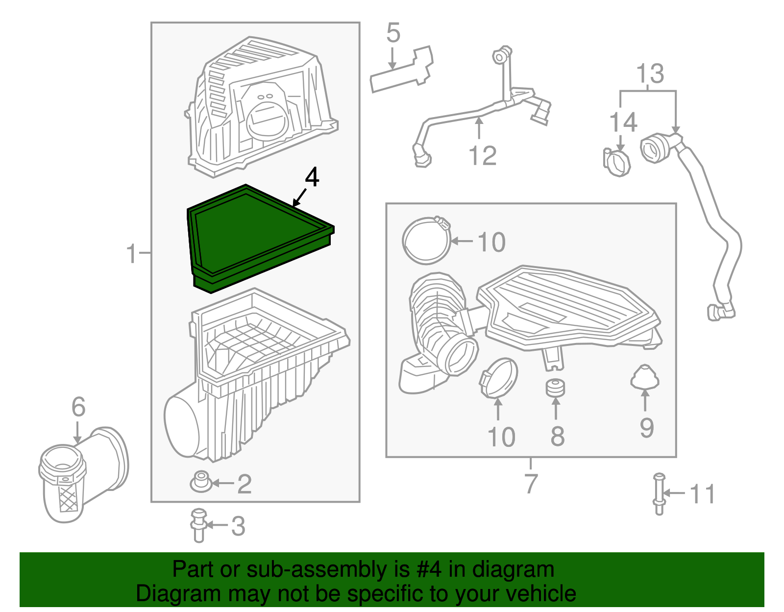 2017-2025 GM Air Filter 23321606 GM | GMPartsDirect.com