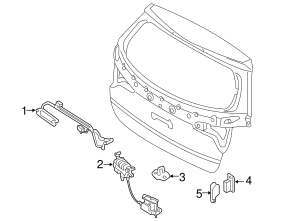 81230-B8100 - Latch Assembly - 2014-2015 Kia Sorento | Kia Auto Parts