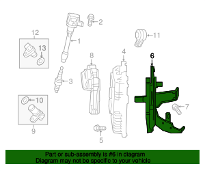 37821-5R1-A01 - Bracket Powertrain Control Module - 2015-2020 Honda Fit ...