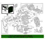 84751078 - Air Conditioning Evaporator 2017-2023 GM | Group 1 Auto Parts