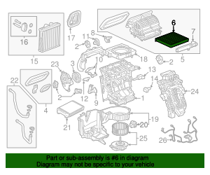 2013-2021 GM Cabin Air Filter 13508023 | GM Parts Center