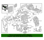 2017-2022 GM Air Conditioning Evaporator Thermal Expansion Valve Kit ...