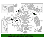 2017-2024 GM Heating and Air Conditioning Panel Mode Door Actuator ...