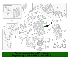2017-2025 GM Air Conditioning Evaporator Temperature Sensor 23457452 GM ...