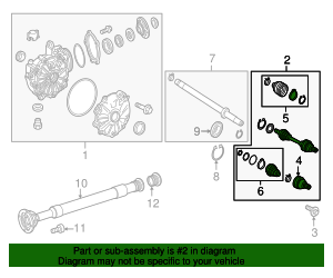 2014-2020 Mercedes-Benz S 63 AMG® Axle Assembly 222-330-73-01 | MB OEM ...