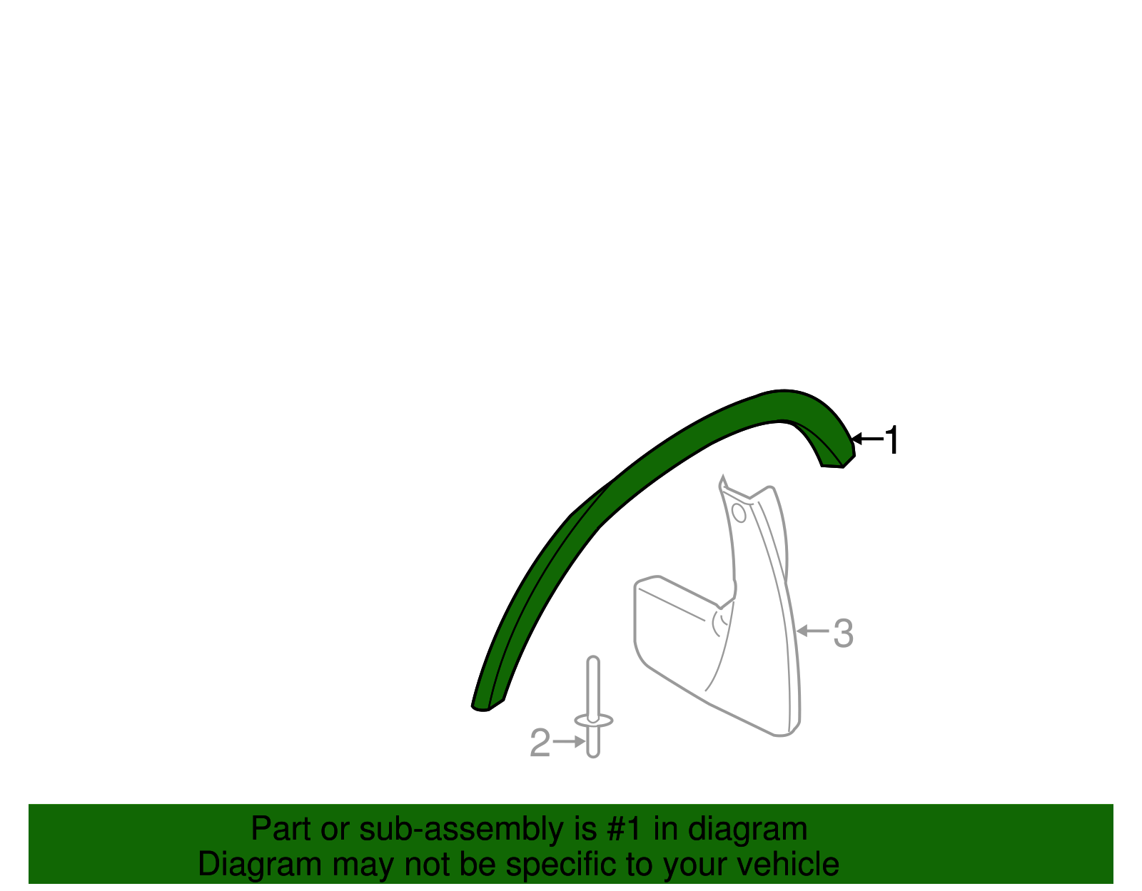 51772990172 - 2013-2015 BMW X1 Wheel Flare (51-77-2-990-172) | BMW of ...