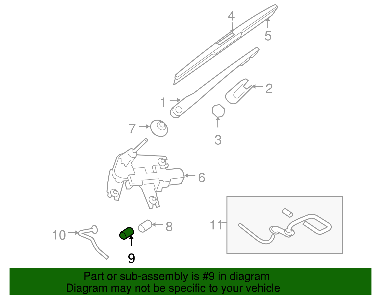 2008-2017 Infiniti Washer Nozzle Connector 28937-1W300 | INFINITI OF ...
