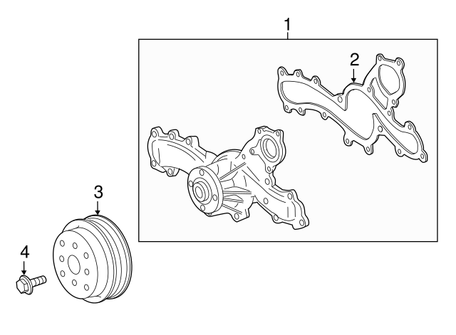 2016-2022 Lexus Water Pump 16100-39616 | OEM Parts Online