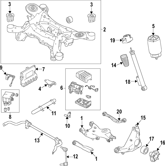 2020-2022 Land Rover Pressure Limiter Valve LR146170 | OEM Parts Online