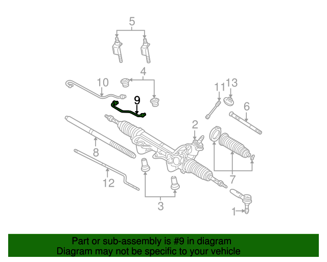 1997-2003 Ford Line F5TZ-3A717-A | QuirkParts