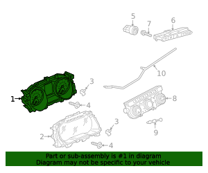 5NA-920-410-B - Instrument Cluster 2021-2024 Volkswagen | AutoNation Parts