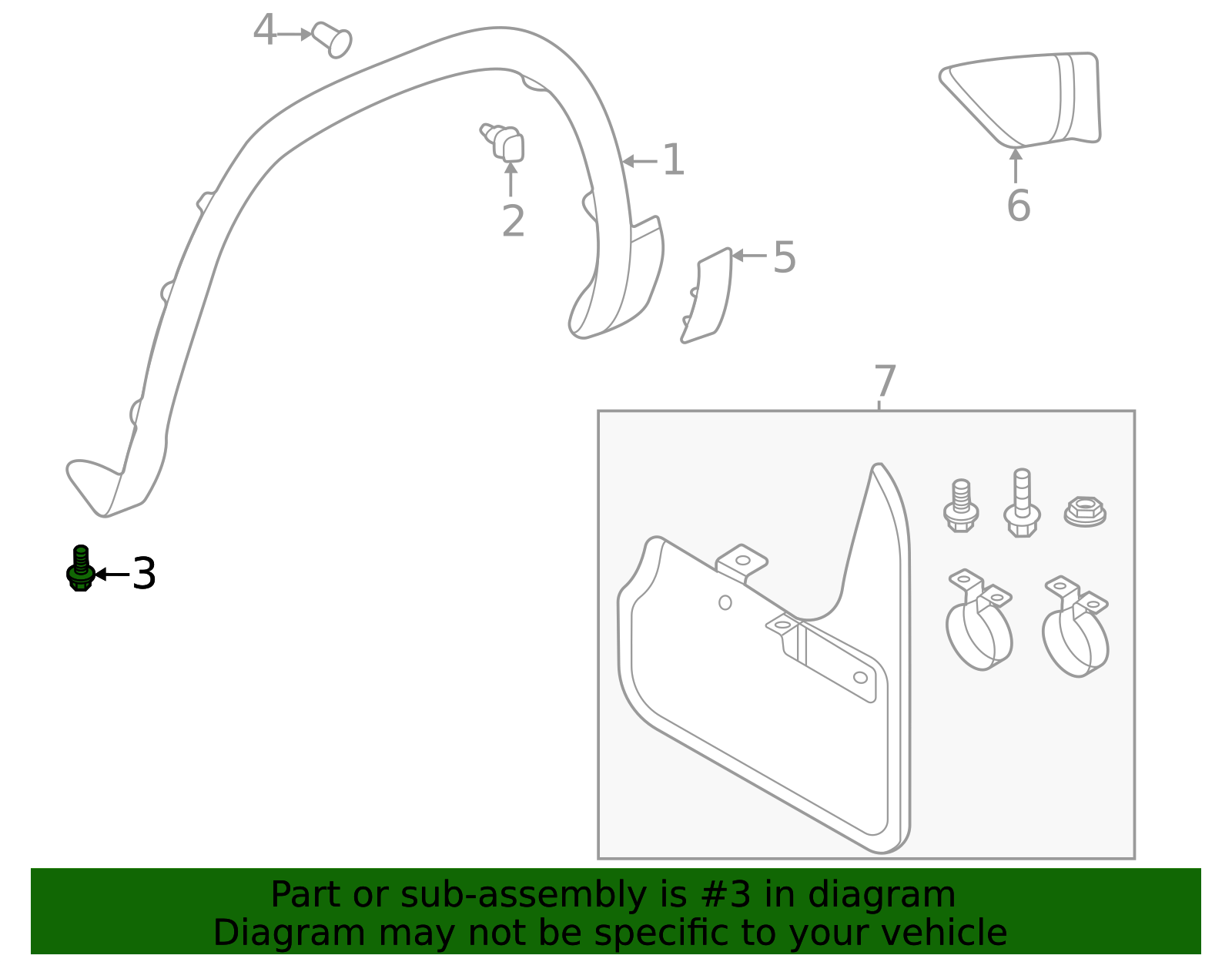 2018-2025 Volkswagen Fender Emblem 3CN-853-688-FOD | Wolfsburg Parts Direct