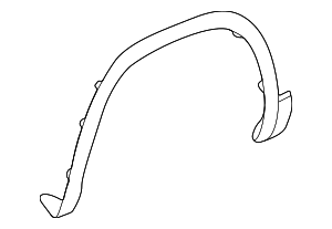 2020-2025 Volkswagen Wheel Opening Molding 3CM-853-717-9B9 | OEM Parts ...