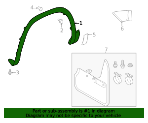 2020-2025 Volkswagen Wheel Opening Molding 3CM-853-718-9B9 | OEM Parts ...